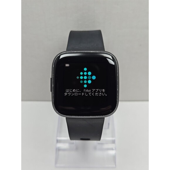 fitbit | Wearables | Fitbit Versa 2 Smartwatch Gray Black 4mm Alexa ...